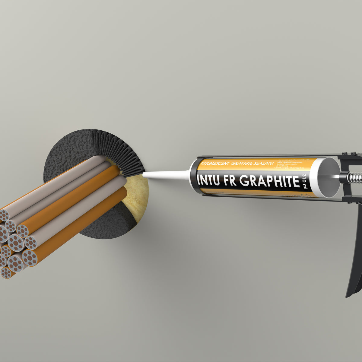 Intu FR Graphite - Brandwerende Grafietkit — Fire Defend